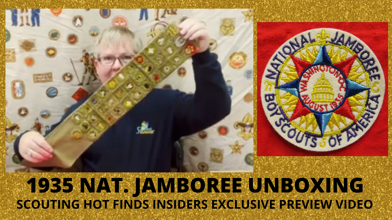 Scout Patch Collectors » » Unboxing 1935 National Jamboree Boy Scout ...