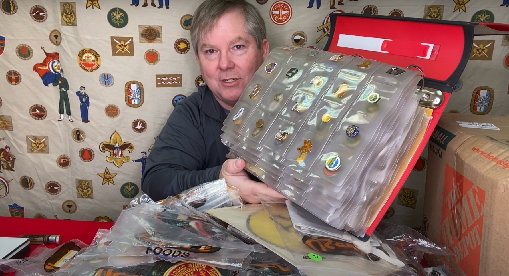 Scout Patch Collectors » » Unboxing Huge Boy Scout Memorabilia ...