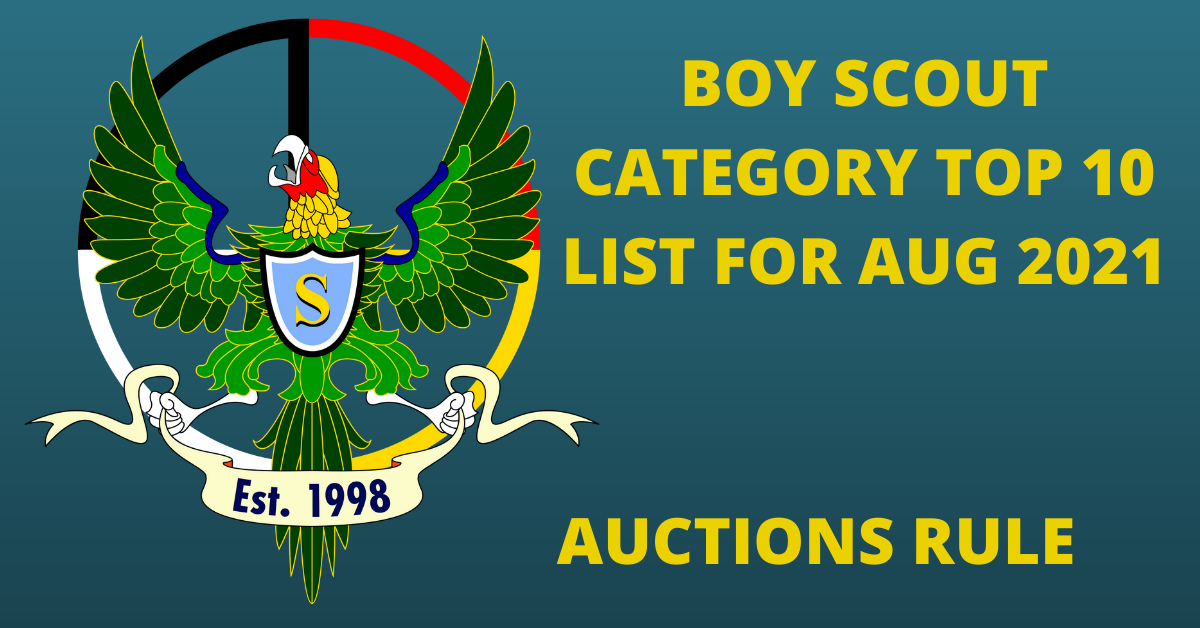 Scout Patch Collectors » » August 2021 – Top Auction Results According ...