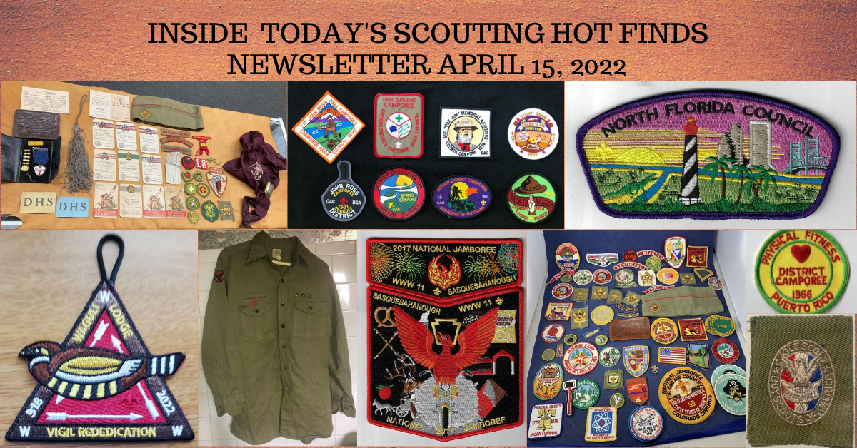 Scout Patch Collectors » » Friday Scouting Hot Finds Newsletter April ...