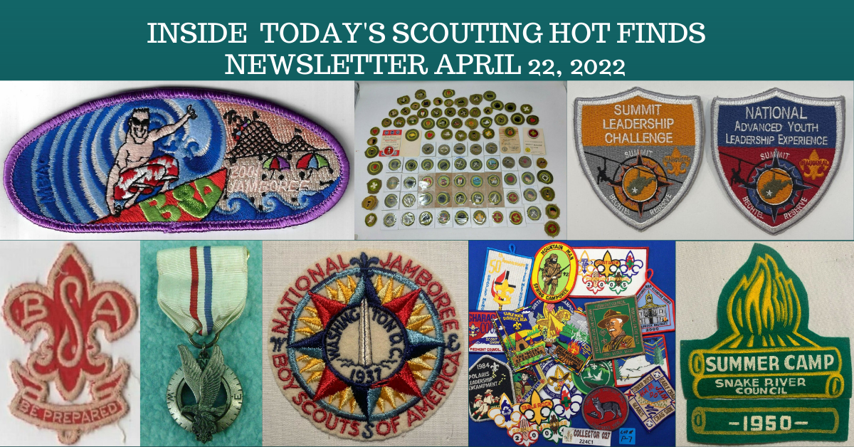 Scout Patch Collectors » » Friday Scouting Hot Finds Newsletter April ...