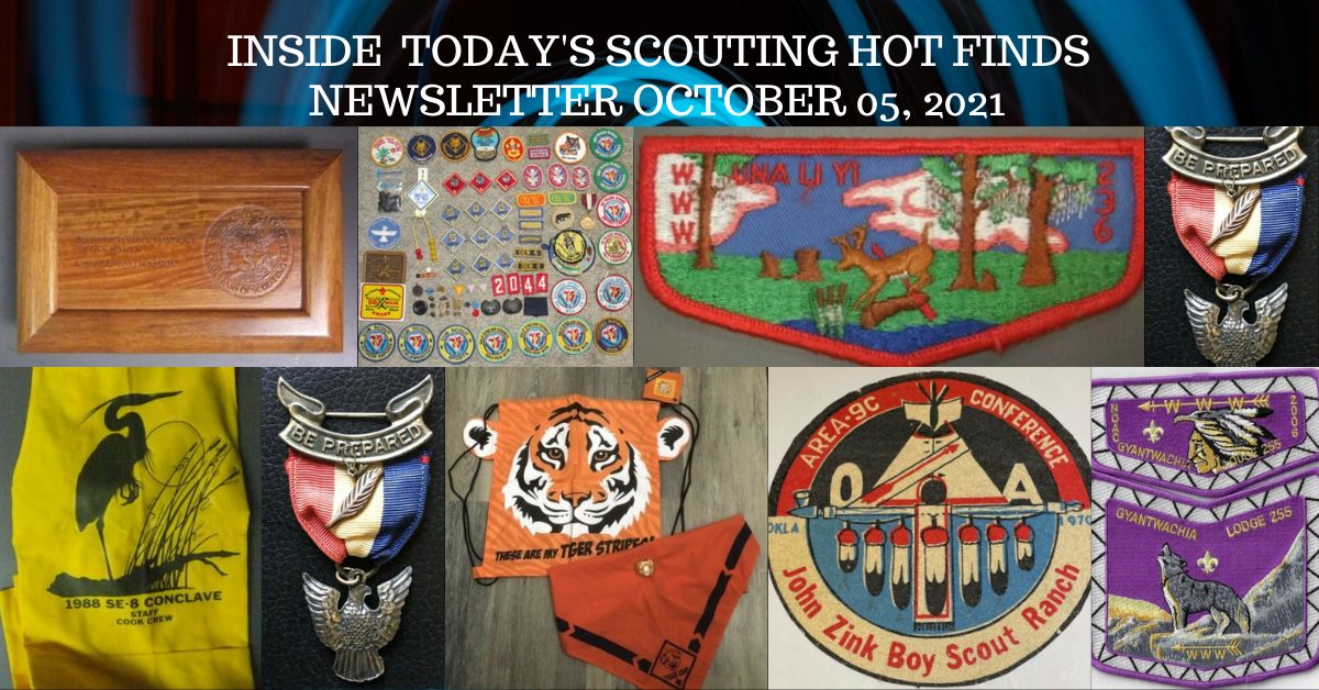 Scout Patch Collectors » » Tuesday Scouting Hot Finds Newsletter ...