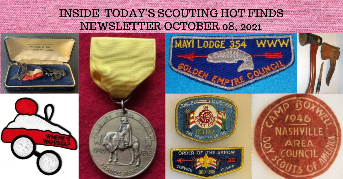 Scout Patch Collectors » » Friday Scouting Hot Finds Newsletter October ...
