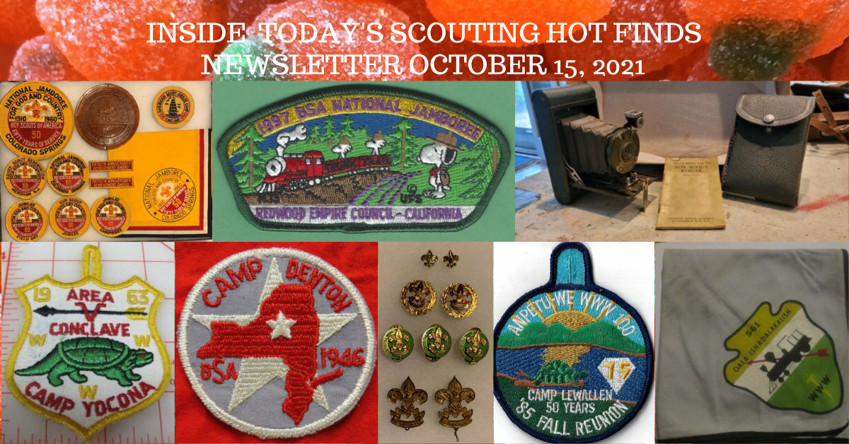 Scout Patch Collectors » » Friday Scouting Hot Finds Newsletter October ...