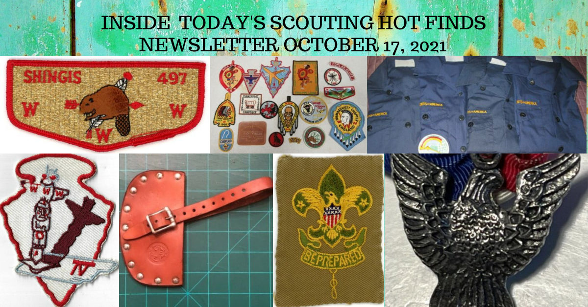 Scout Patch Collectors » » Sunday Scouting Hot Finds Newsletter October ...