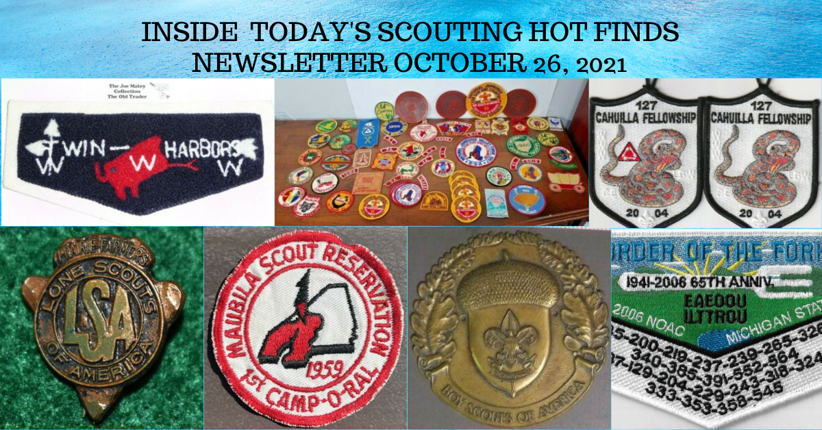 Scout Patch Collectors » » Tuesday Scouting Hot Finds Newsletter ...