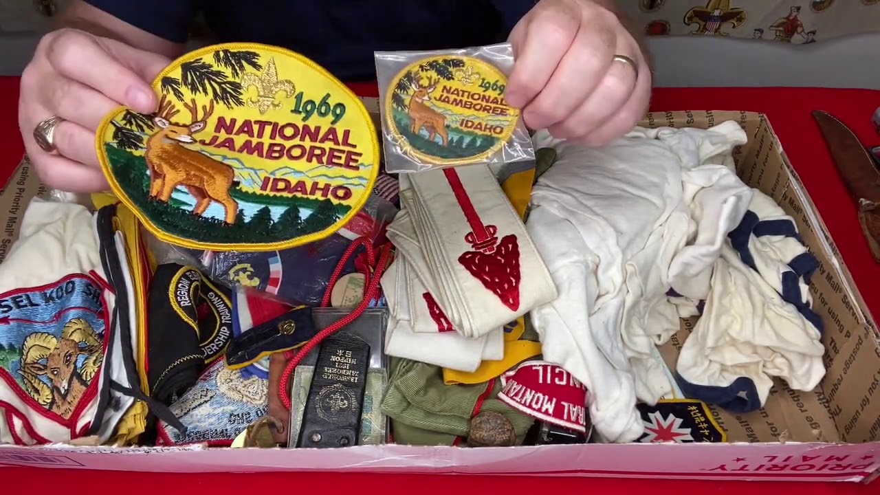 Scout Collection From Idaho 1960s-70s Unboxing | Scout Patch Collectors